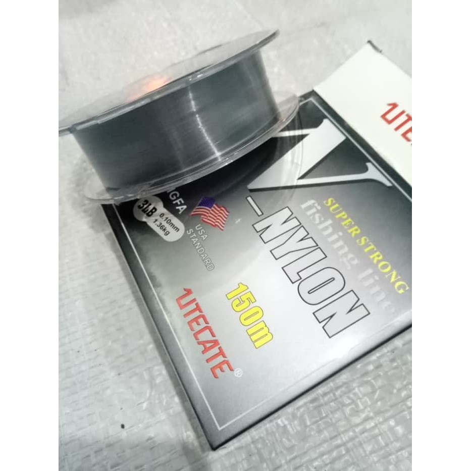 Jual Senar Pancing Nylon 3LB Super Strong Utecate | Shopee Indonesia