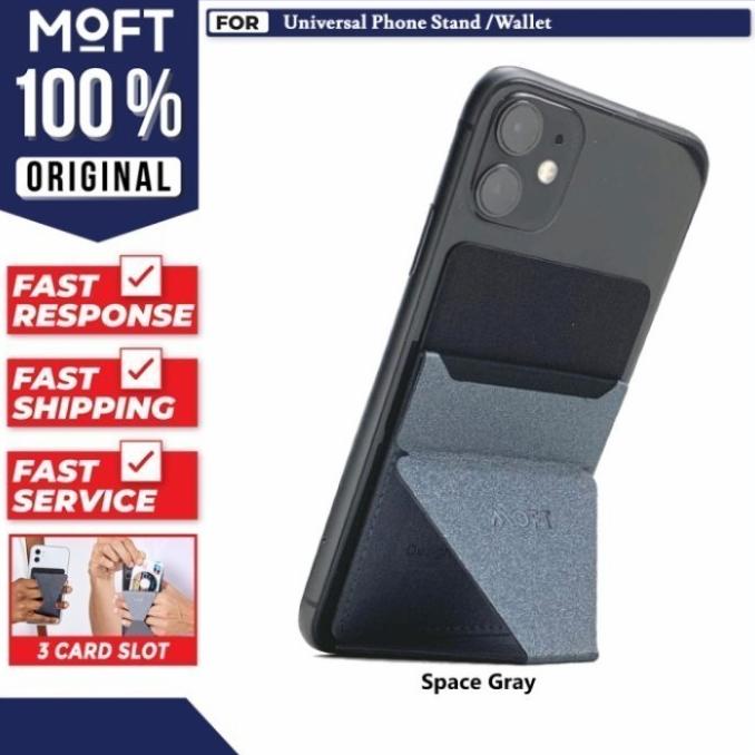 Jual PHONE STANDING WALLET MOFT X ADJUSTABLE SLIM DUDUKAN HP HOLDER ALAS - SPACE GRAY ADD1654E ...