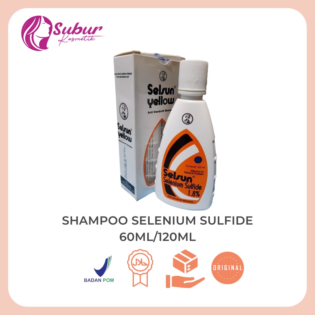 Jual Selsun Yellow Shampoo Selenium Sulfide 60Ml/120Ml | Shopee Indonesia