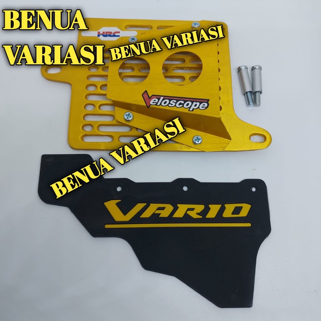Jual COVER RADIATOR TUTUP RADIATOR VARIO 160+MUDFLAP KARET PENAHAN ...