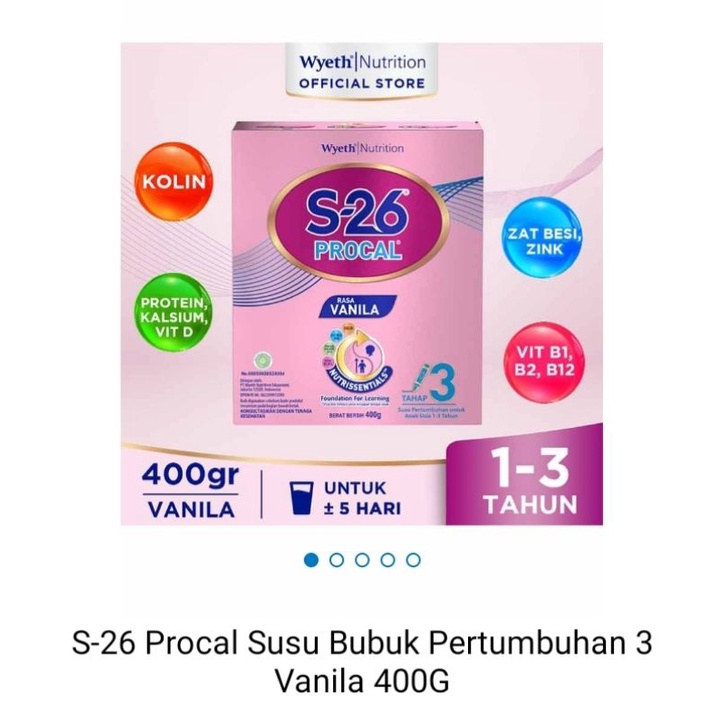 Jual S26 Procal 3 Madu/vanilla 400g | Shopee Indonesia