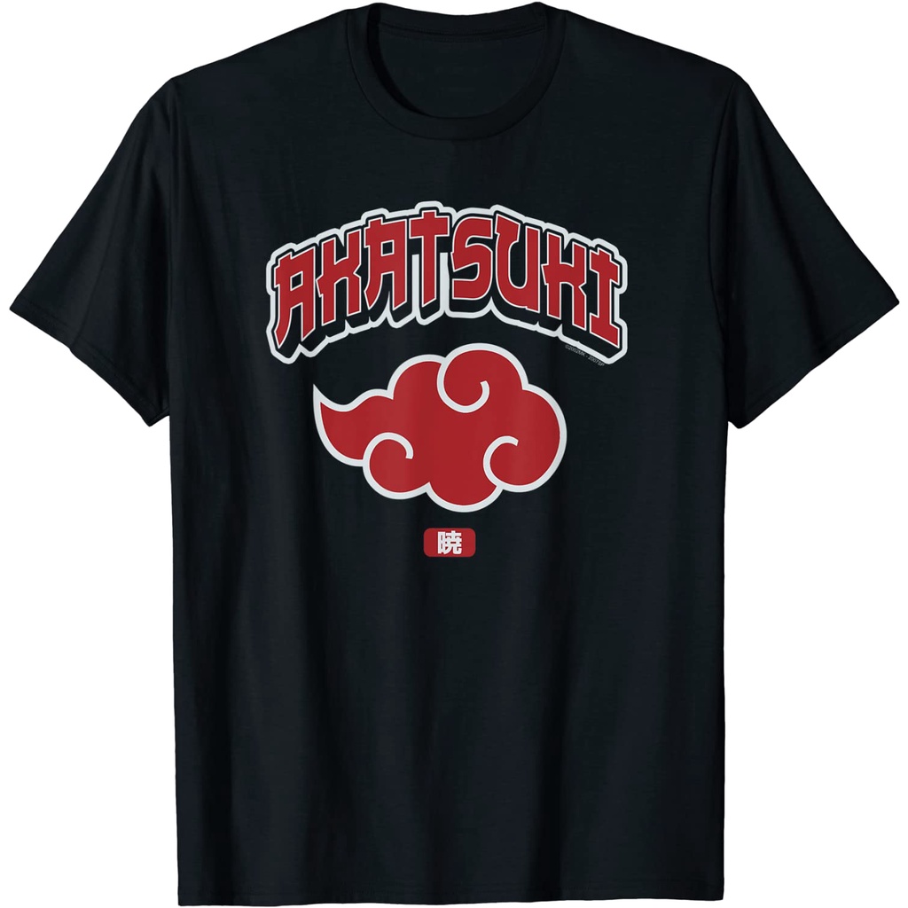 Jual Kaos Baju Naruto Shippuden Akatsuki Arch With Cloud T-Shirt ...
