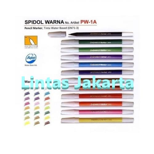 Jual Spidol Hitam Kecil merk Snowman (isi 12 buah) | Shopee Indonesia