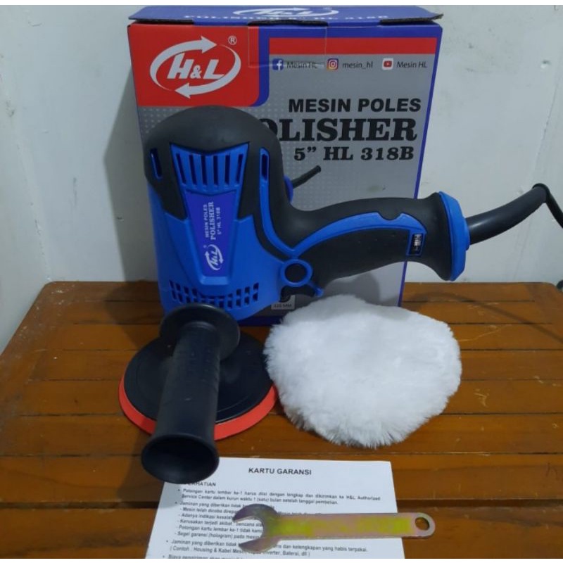 Jual MESIN POLES MOBIL MOTOR 5" HL 318B | Shopee Indonesia