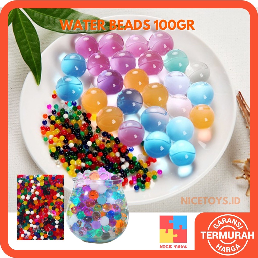 Jual Water Beads 100 Gram Mainan Waterbeads Mainan Jelly Mainan ...