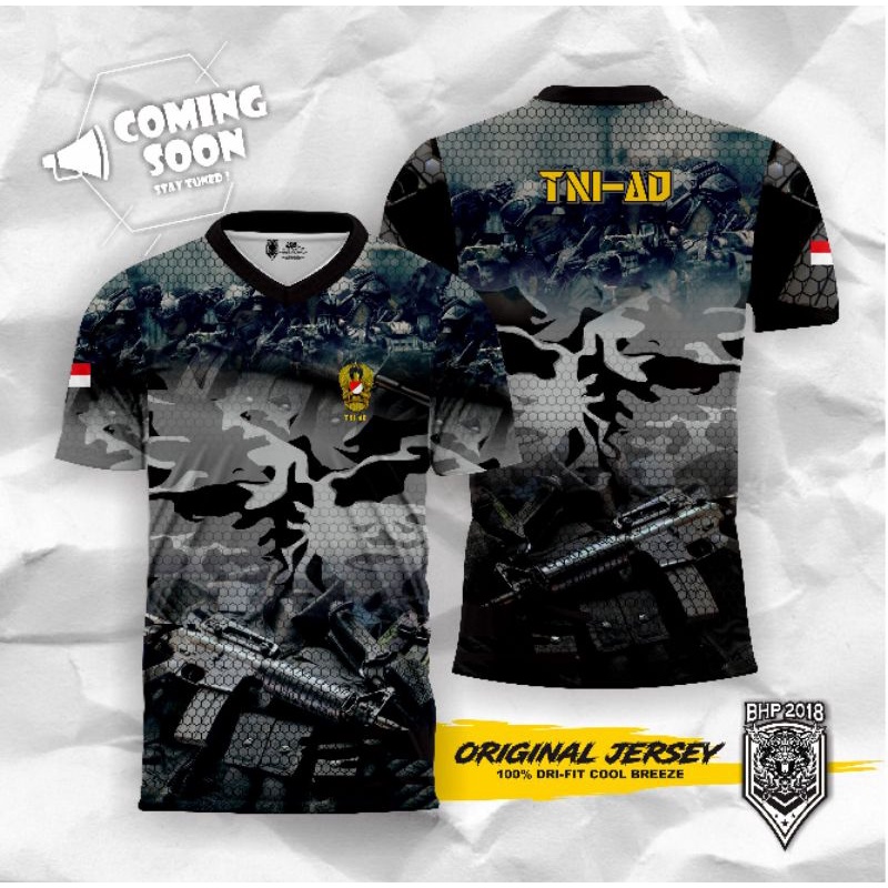 Jual kaos jersey TNI - baju TNi - printing TNI | Shopee Indonesia