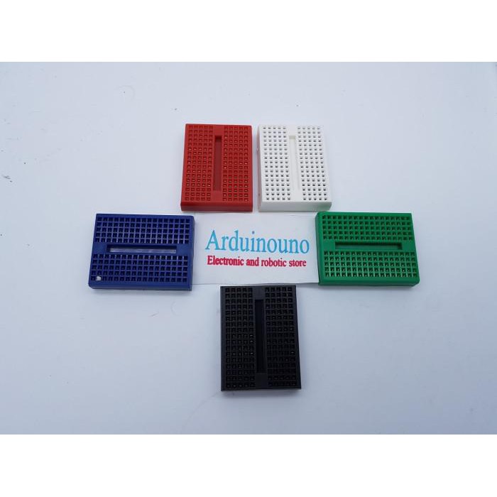 Jual SYB-170 Mini Breadboard 170 Tie-points Arduino Raspberry Pi ...