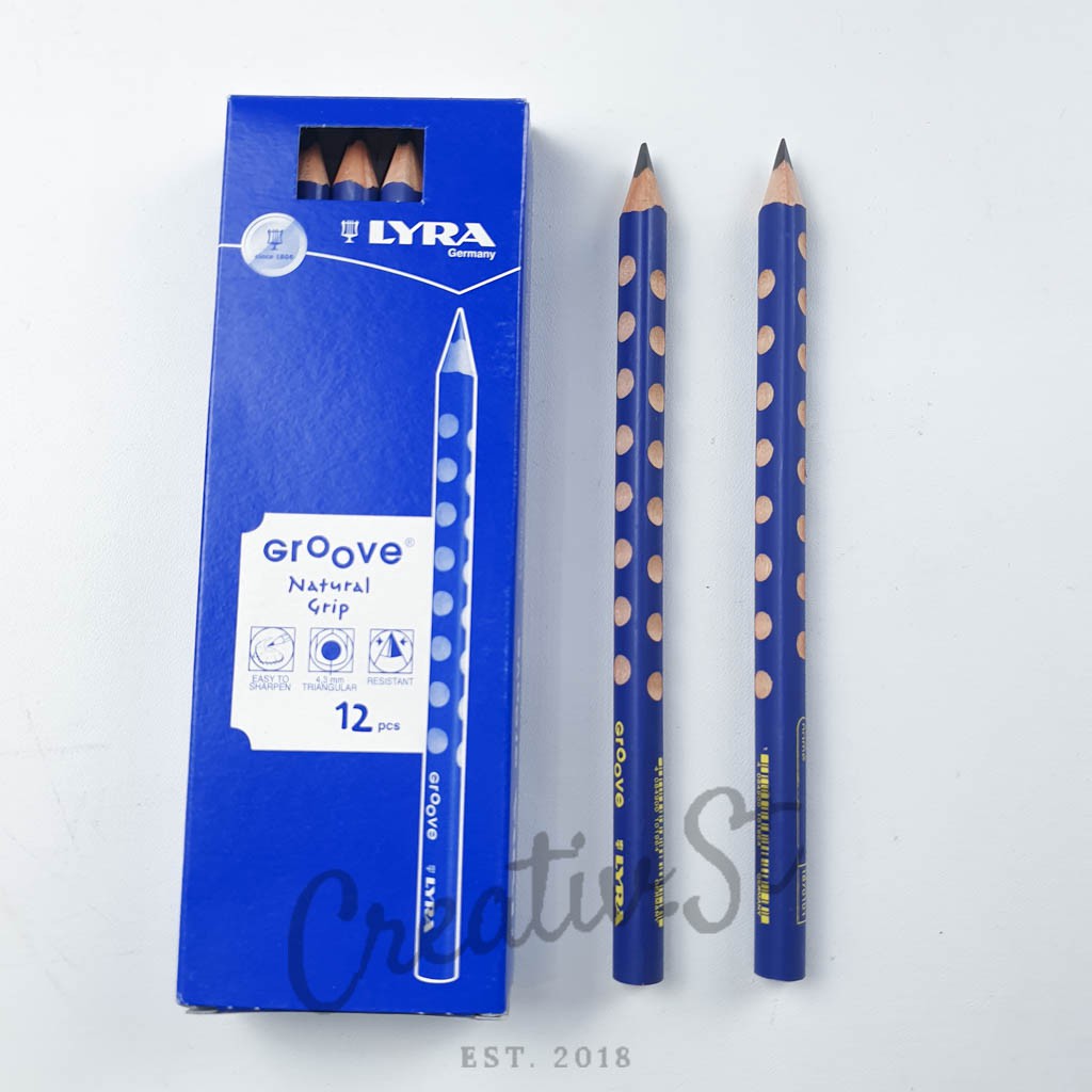 Jual LYRA Groove Pensil Anak Segitiga Junior Triangular Pencil | Shopee ...