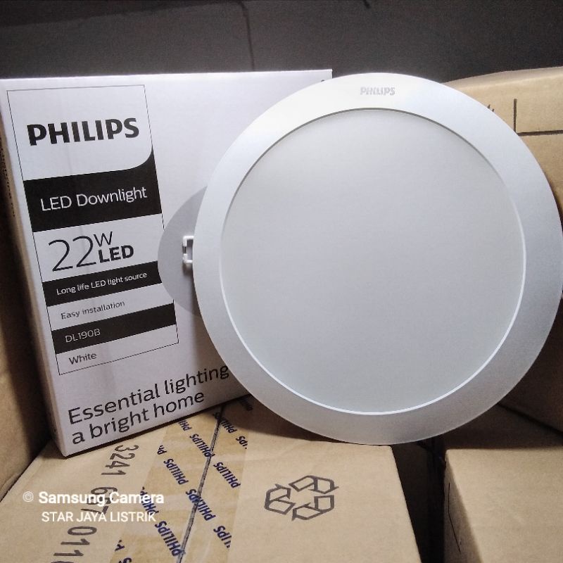 Jual Downlight LED Philips New Eridani 23 watt dan 22 Watt | Shopee ...