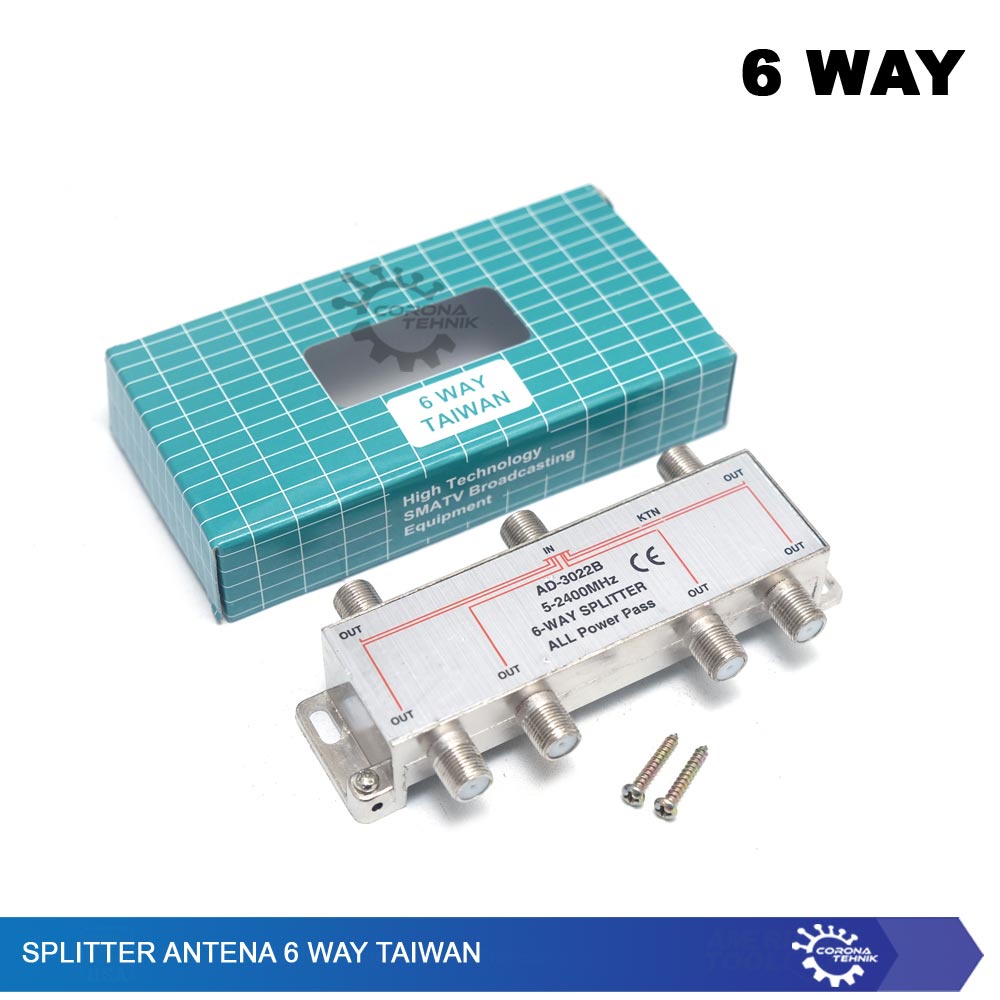 Jual Taiwan - Splitter Antena 6 Way | Shopee Indonesia