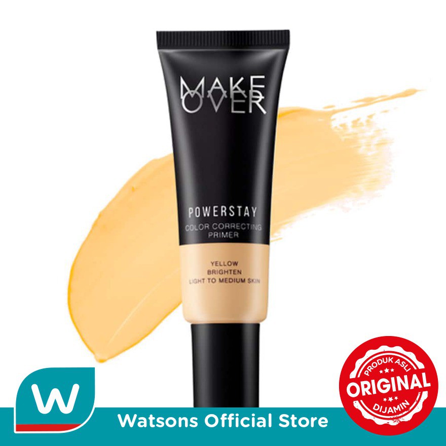 Jual Make Over Powerstay Color Correcting Primer Yellow 25ml | Shopee ...