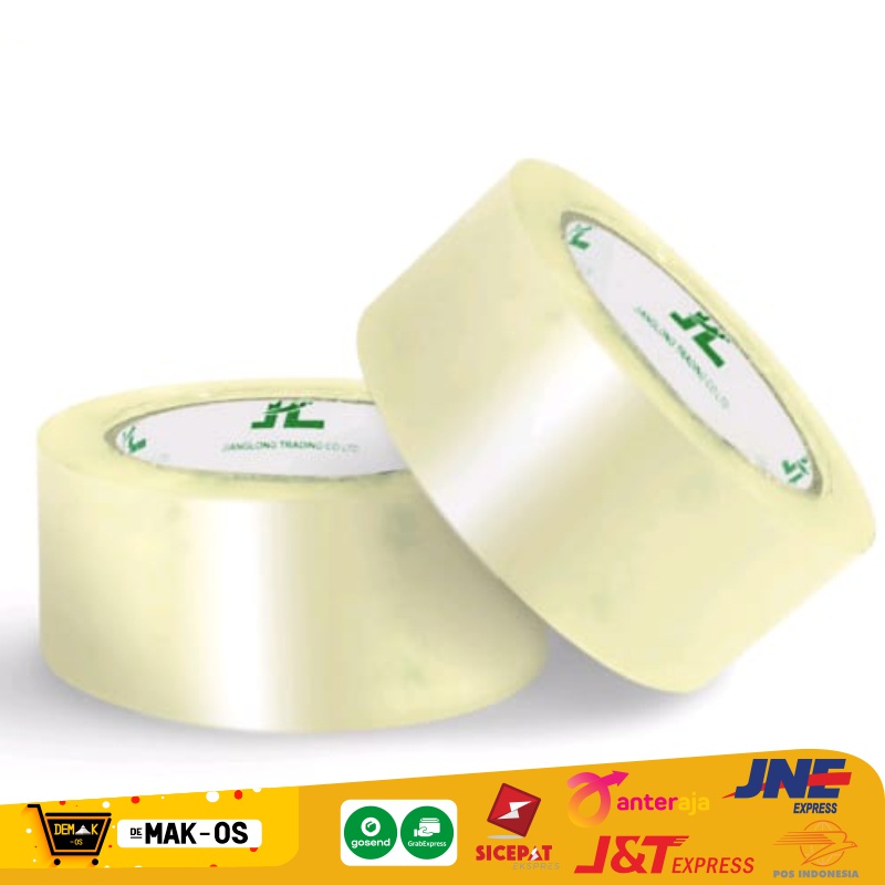 Jual Lakban Bening / Opp Tape 48mm x 100 Yard x 48 Micron | Shopee ...