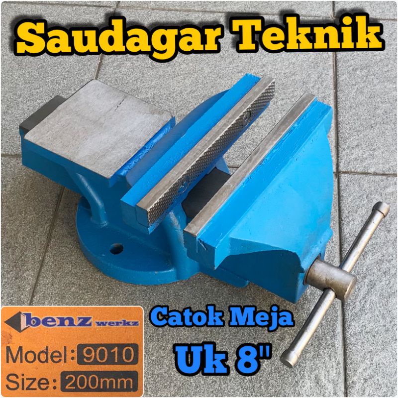 Jual Ragum Catok Meja Besi 8 Inch 8" Vice Table 8inch | Shopee Indonesia