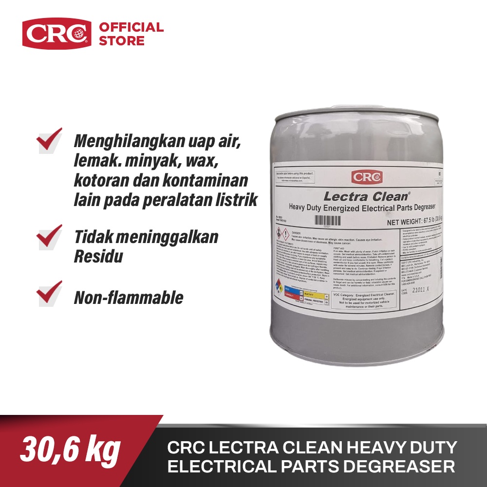 Jual LECTRA CLEAN HEAVY DUTY ENERGIZED ELECTRICAL PARTS DEGREASER, 5 ...