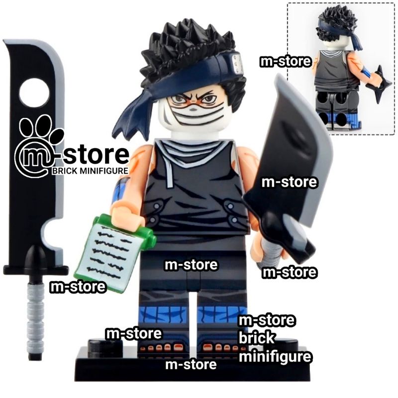 Jual brick naruto zabuza momochi mini toy figure | Shopee Indonesia