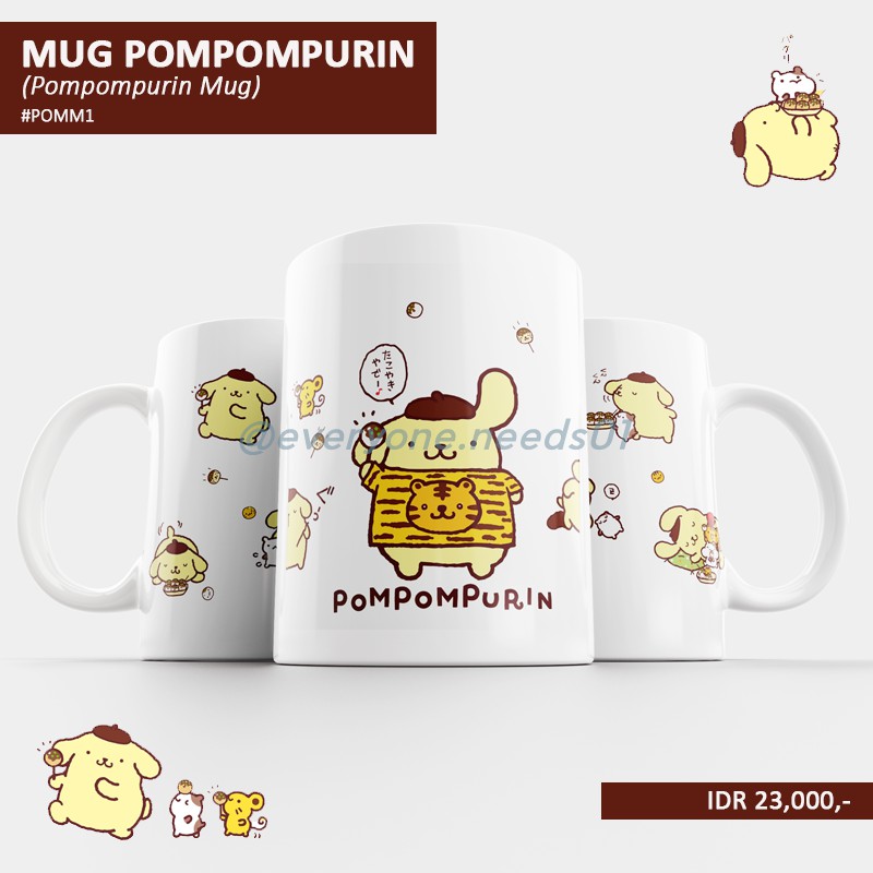 Jual Mug Karakter Pompompurin Sanrio | Mug Pompompurin | Shopee Indonesia