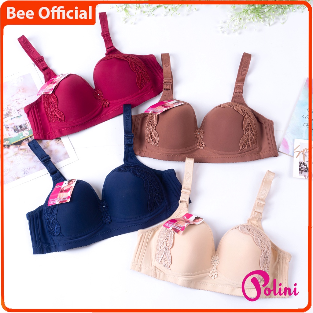 Jual BEE - Bra Bh Polini Push Up / Bh Busa Tanpa Kawat Ukuran Besar 555 ...