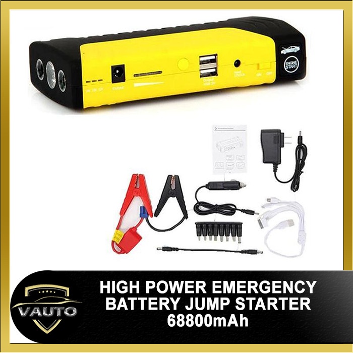 Jual HIGH POWER BATTERY JUMP STARTER EMERGENCY MOBILE POWER 600A ...
