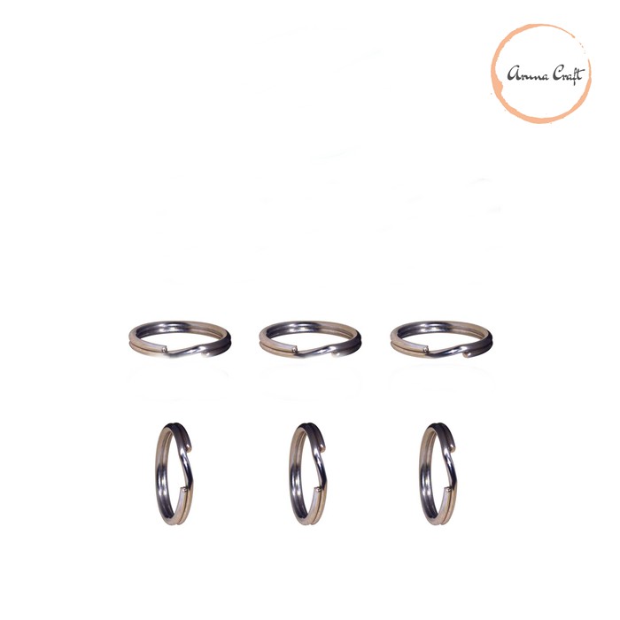 Jual Ring Gantungan Kunci Double Pipih 1.5 Cm Warna Nikel 144 Pcs ...