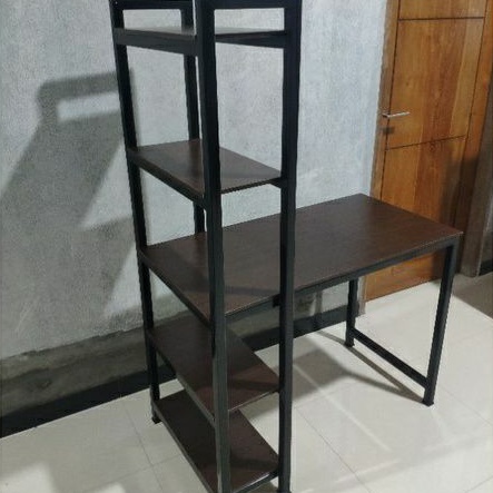 Jual MEJA BELAJAR, MEJA KANTOR, MEJA RAK RANGKA BESI | Shopee Indonesia