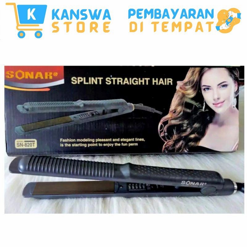 Jual Catokan Sonar SN-820 CATOKAN 2 IN1 , LURUS DAN CURLY , ORIGINAL ...