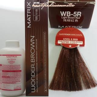 Jual MATRIX WONDER BROWN - semir cat rambut | Shopee Indonesia