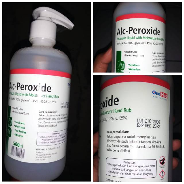 Jual Onemed hand sanitizer, Onemed alc peroxide antiseptic handrub ...
