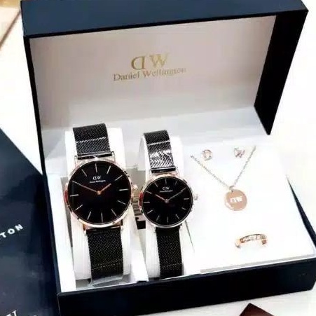 Jual Jam Tangan Couple Paket Komplit SET ACC Free Box Ori, Paperbag ...