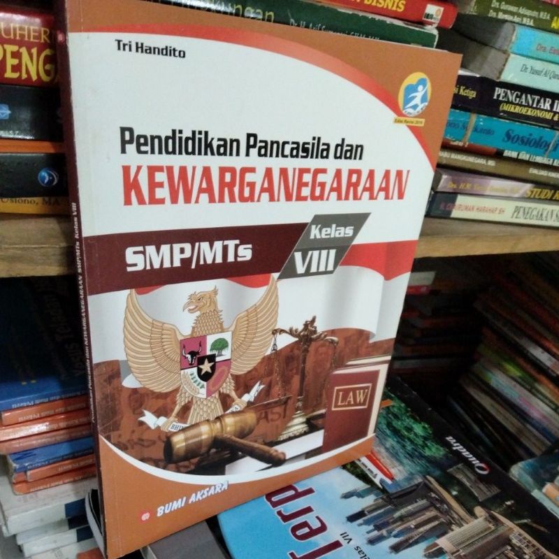 Jual BUKU PPKN/PENDIDIKAN PANCASILA DAN KEWARGANEGARAAN KELAS 8/VIII/2 SMP MTS REVISI BUMI ...