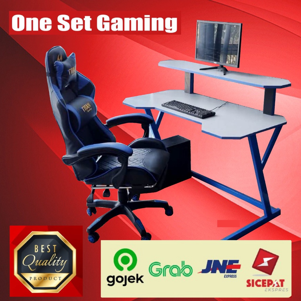 Jual Meja Gaming / Meja Komputer/ Meja Gaming Series Z Hanko Gaming ...