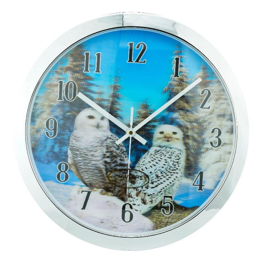 Jual Jam Dinding Pioneer 3D Sweep Tidak Berisik Animal Gambar Burung ...