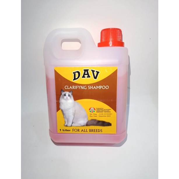 Jual DAV cat 1 liter ukuran grooming shampo kucing wangi dan harum ...