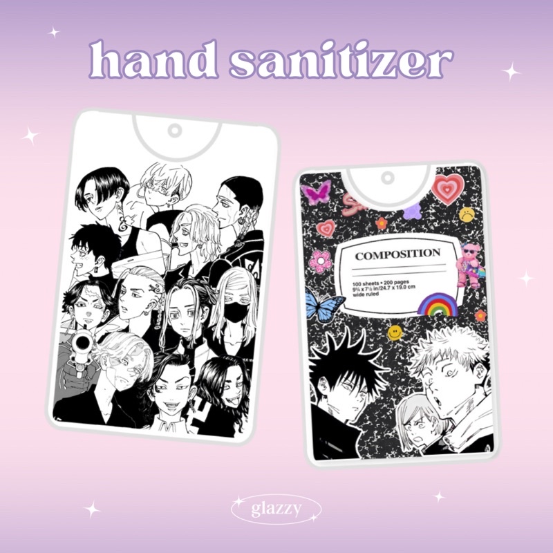 Jual anime pocket hand sanitizer (antis tokyo revengers - jujutsu ...