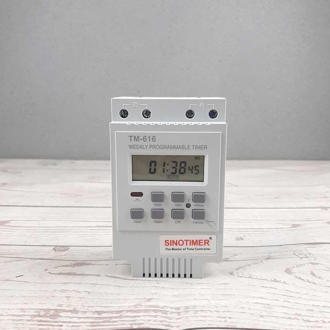 Jual SINOTIMER Power Timer Programmable Time Switch Relay 220V 30A ...