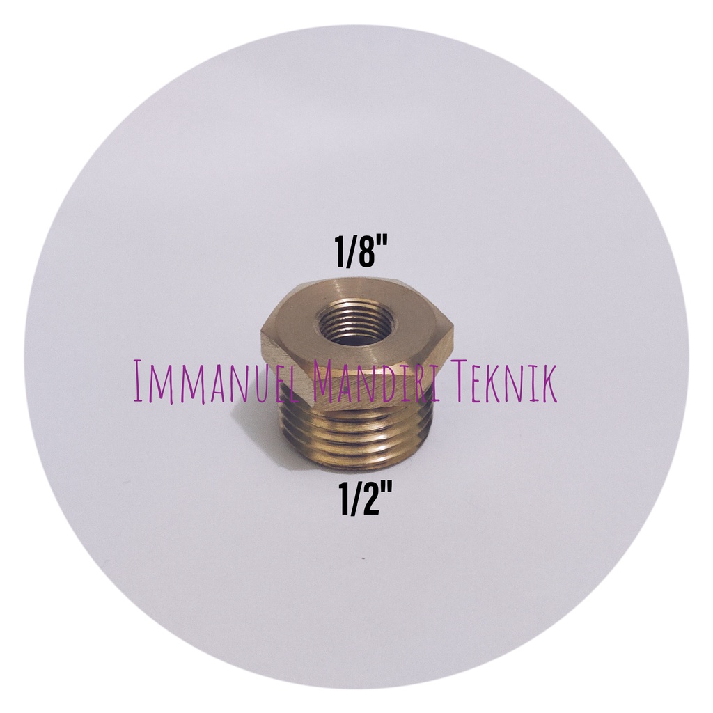 Jual Vlok Ring 1/2 x 1/8 Kuningan / Bushing / Vlock Ring 1/2 x 1/8 ...