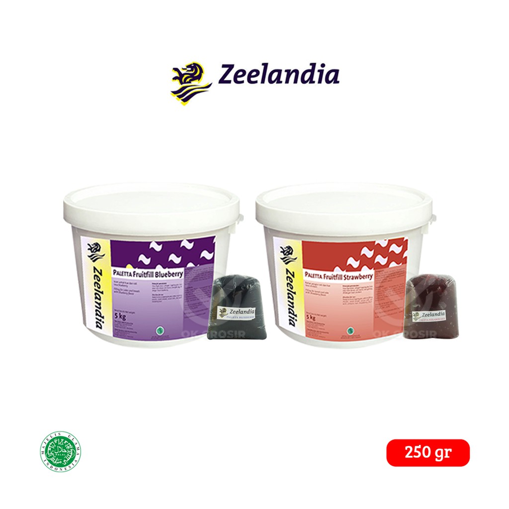 Jual Zeelandia Paletta Selai Strawberry / Blueberry / Lemon (250 gr ...