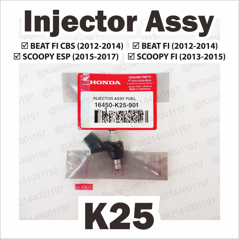 Jual Injector Injektor Assy Fuel Honda Beat FI Scoopy K25 | Shopee ...