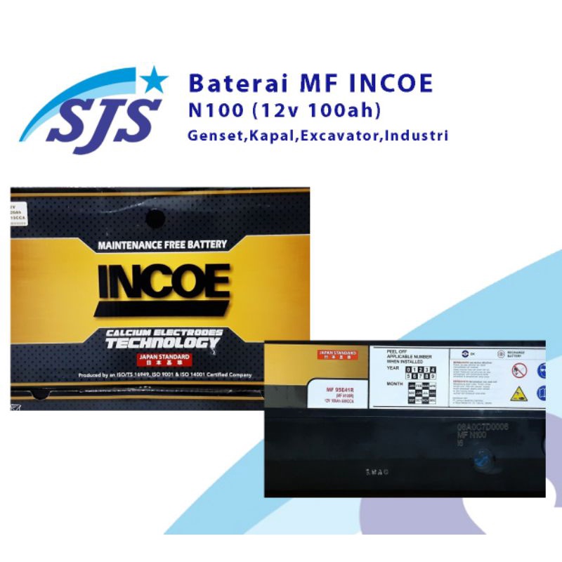 Jual Accu MF Incoe N100 12v 100ah | Shopee Indonesia
