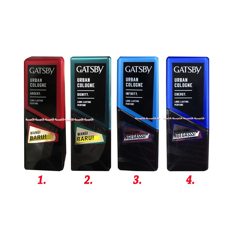 Jual Gatsby Urban Cologne 125g Infinity Ardent Dignity Long Lasting ...
