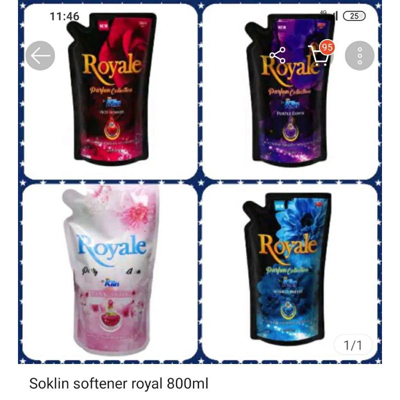 Jual soklin softergen royale 800 ml | Shopee Indonesia
