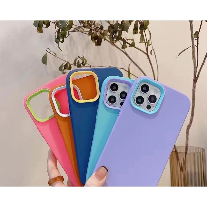 Jual 0005 VVV CASE sling case 3 in1 doff pastel Case for iPhone 12 12pro 12promax 13 13PRO 13 ...