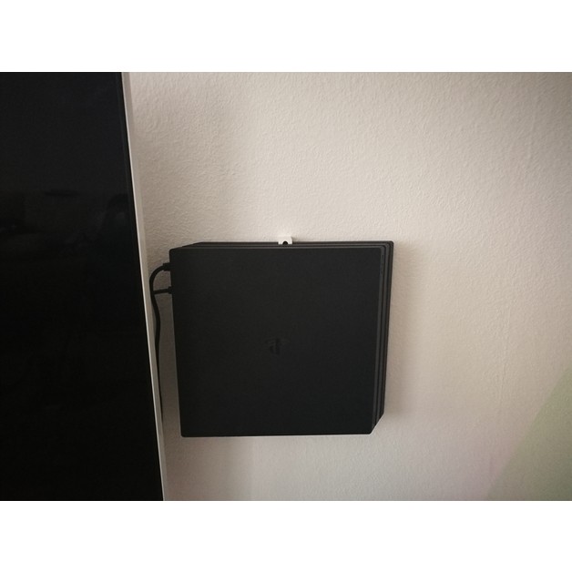 Jual 1 Set Wall Mount Dudukan Console Playstation Ps4 Pro Stand Holder ...