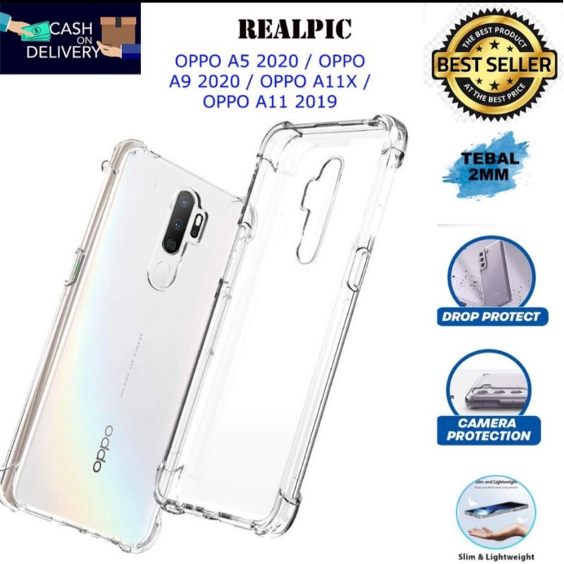 Jual Case Bening Oppo A5 2020/A9 2020 AntiCrak Transparan | Shopee ...