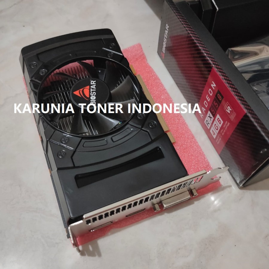 Jual BIOSTAR Radeon RX 550 4GB GDDR5 VGA RX550 DDR5 Gaming Edition New ...