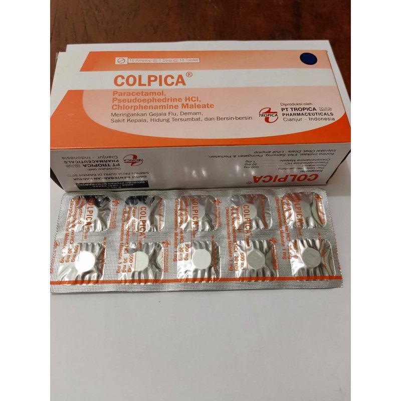Jual Colpica strip 10's tablet | Shopee Indonesia