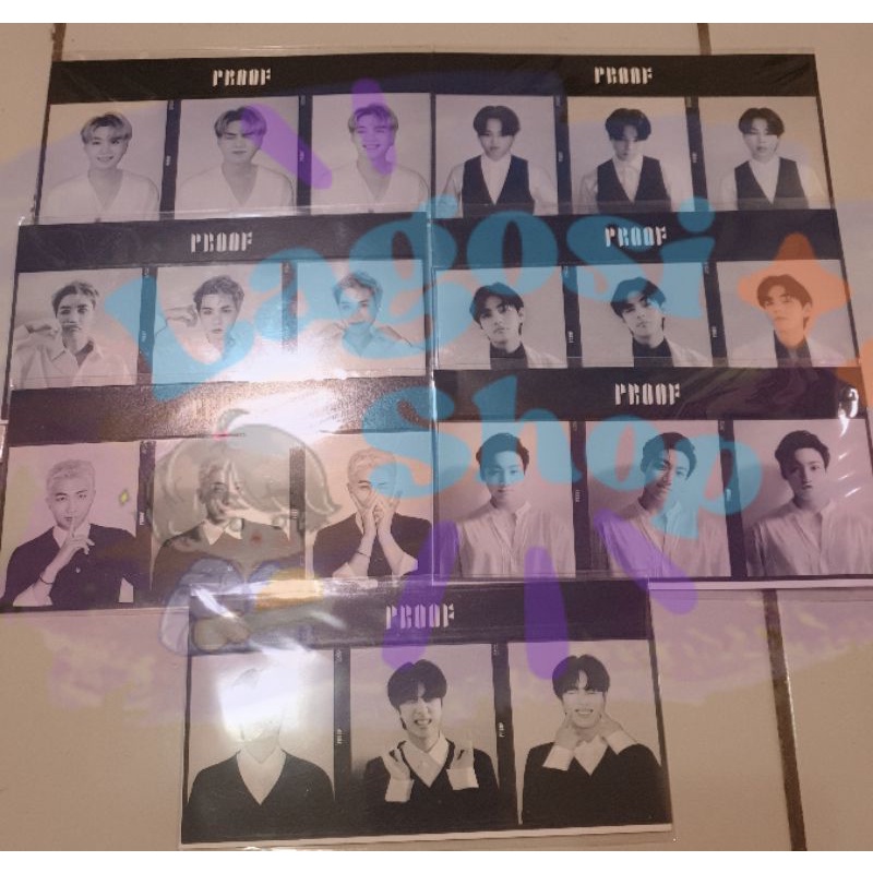 Jual BTS PROOF GIFT BENEFIT WEVERSE PHOTOSTRIP TRYPTICH OFFICIAL JIMIN ...