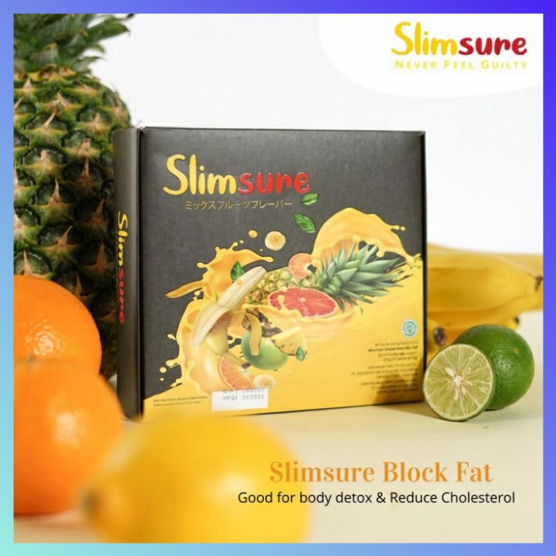 Jual Slimsure Block Fat - 15 Sachet| DIET DETOX | OBAT PELANGSING ...