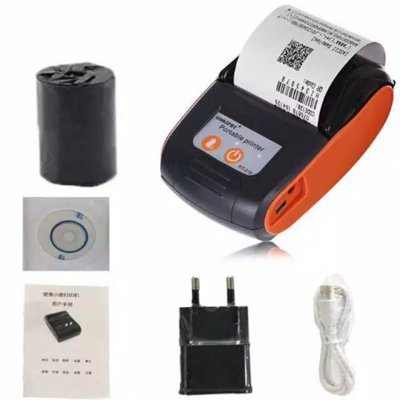 Jual Printer POS Bluetooth Mini Thermal Receipt Print 58mm GOOJPRT JP-PT210 kasir ppob ipos ...
