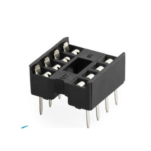 Jual Socket IC 8 PIN DIP Soket 8P Adaptor Solder Type 8pin 2.54mm 2.54 ...