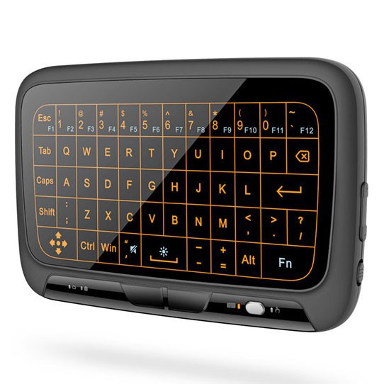 Jual Wireless Touchpad Qwerty Keyboard Rechargeable 2.4GHz - H18 Plus ...